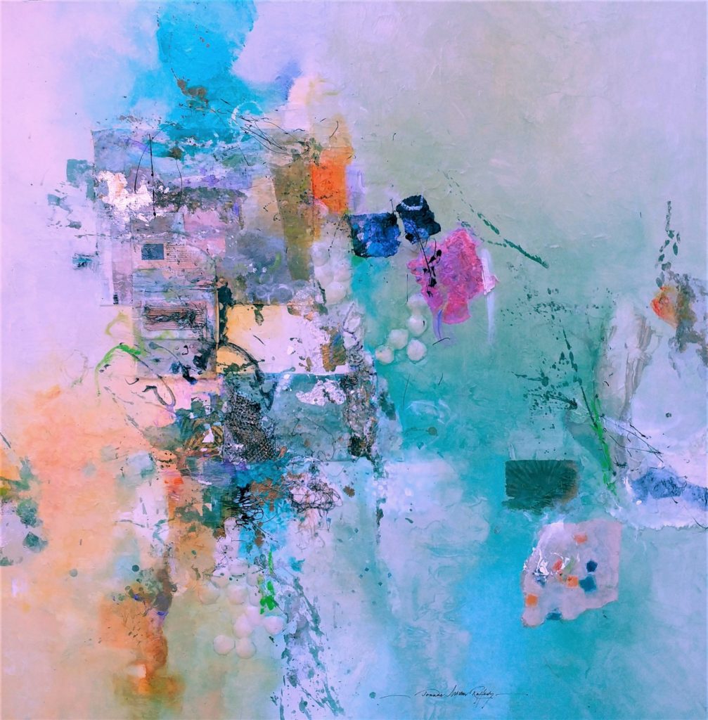Joanne Rafferty Under the Sea 44 x 44 - East West Fine Art