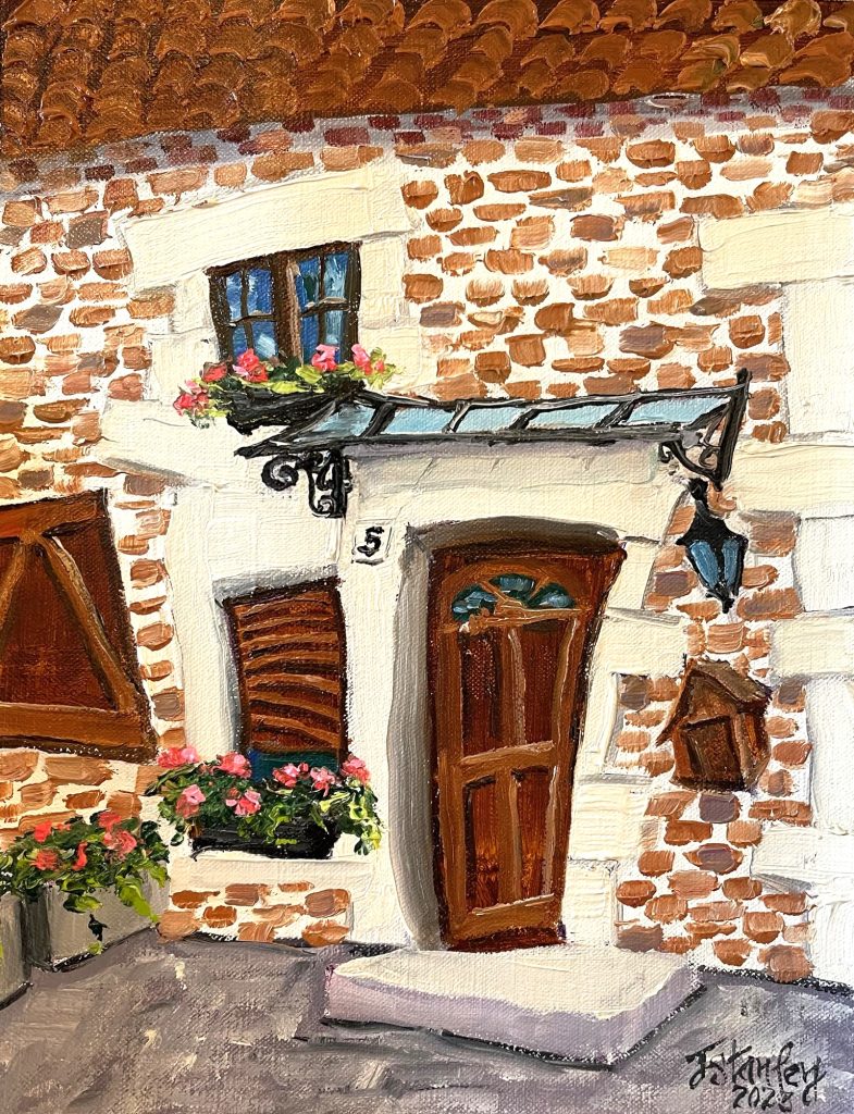 Joy Stanley No.5 Grande Rue 12 x 9 - East West Fine Art